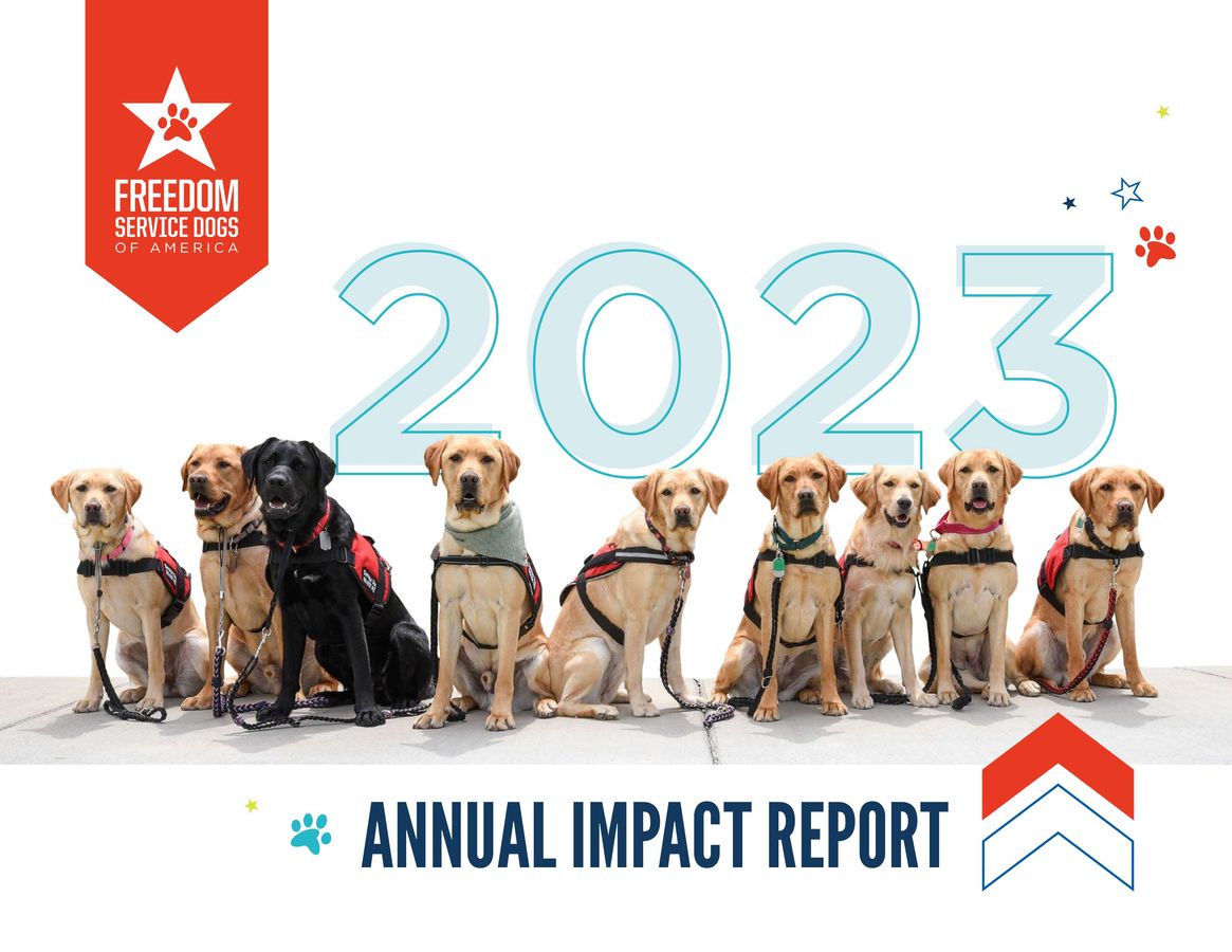 Freedom Service Dogs 2023 Annual Impact Report by freedomservicedogs ...