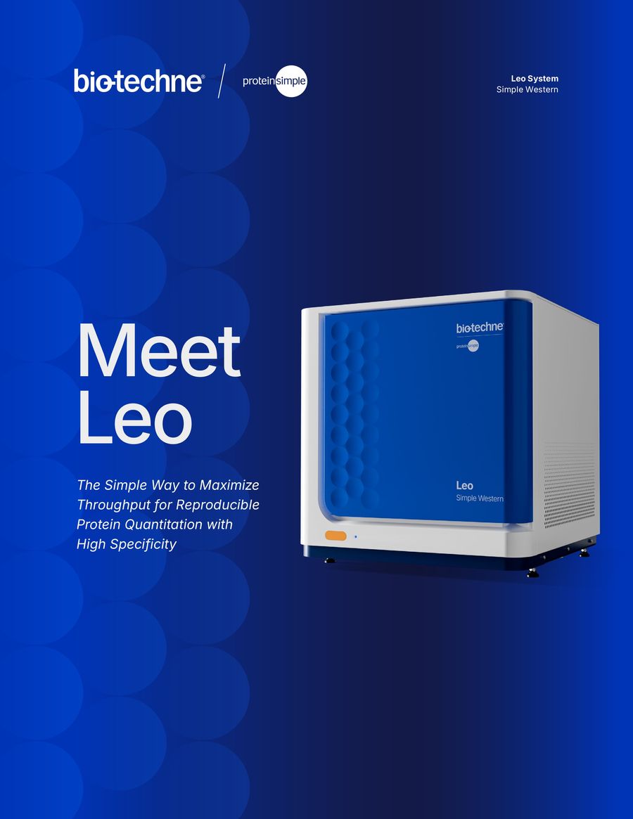 Meet Leo // Instrument Brochure by Bio-Techne