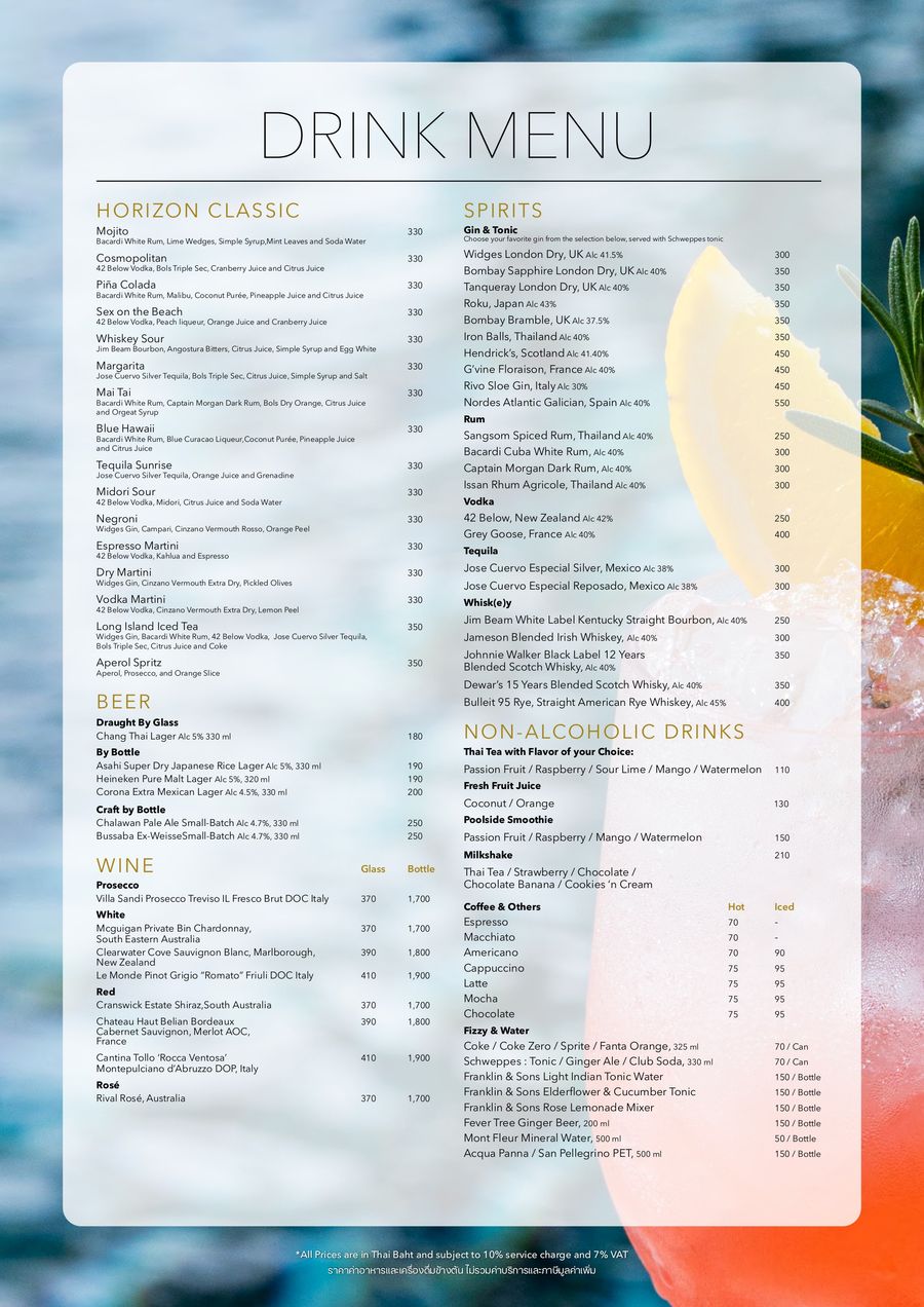Horizon Pool Menu 2024 by... - Flipsnack