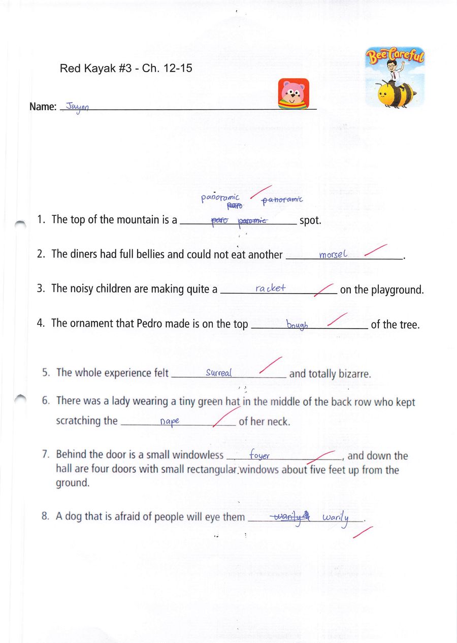 RK ch.12-15 spell results by Mr R - Flipsnack