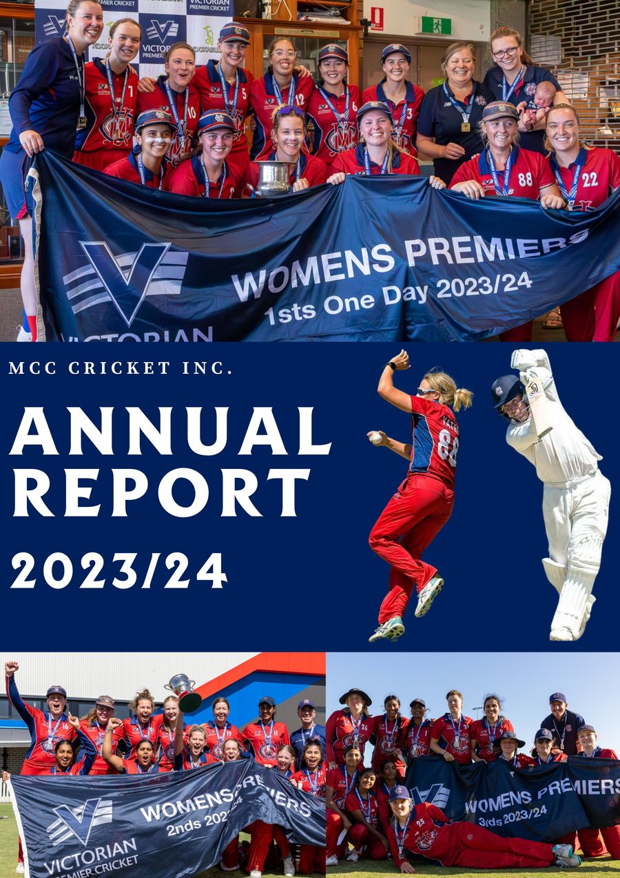 MCC Cricket 2023-24 Annual Report by melbournecricketclub - Flipsnack