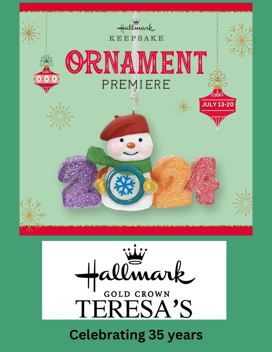 2024 Keepsake Ornament Premiere at Teresa's Hallmark by Teresa Dillard ...
