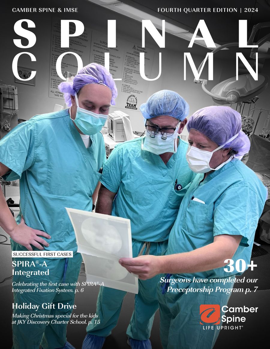 Camber Spine Spinal Column Newsletter Q4 2024 by Mindy Elgart - Flipsnack