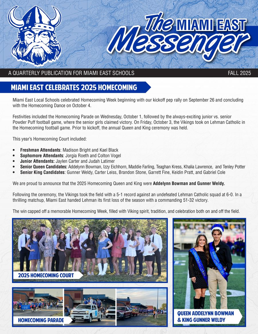 Miami East Messenger Newsletter Fall 2025 by VPP Ind - Flipsnack