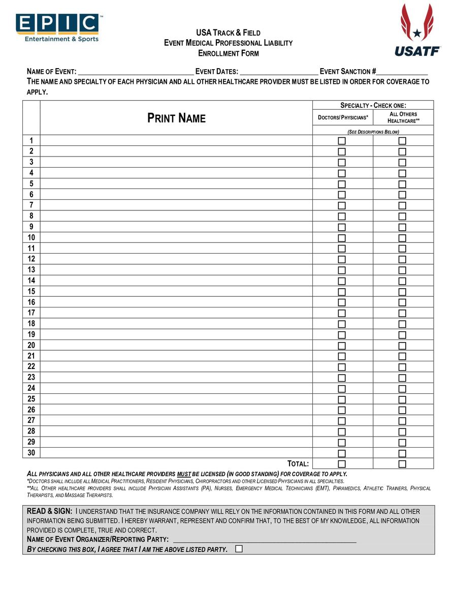 24-25 USATF Event Medical Enrollment Form by sarah.linehan - Flipsnack