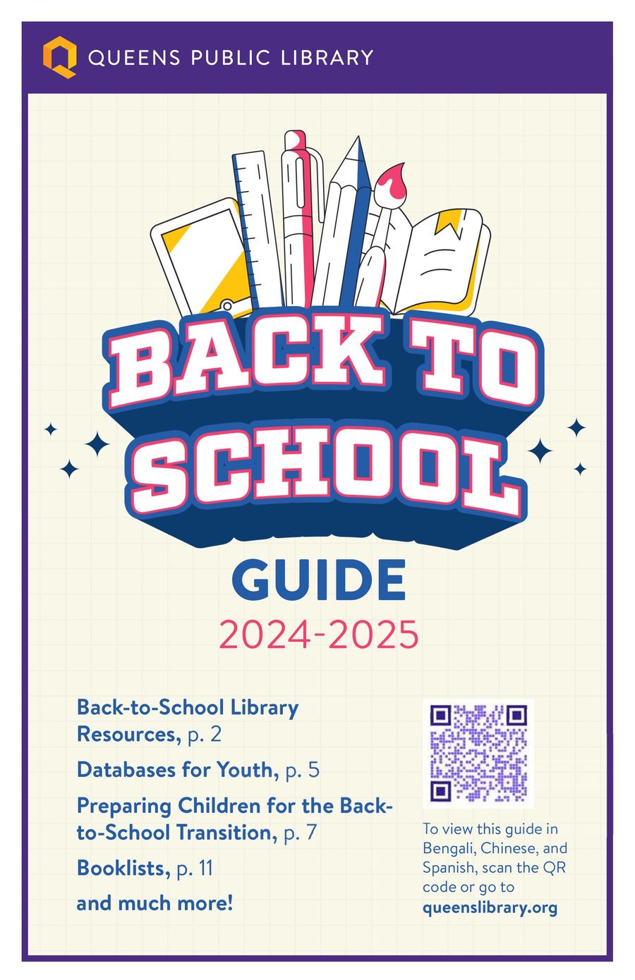 QPL Back-to-School Guide 2024-2025 English by Queens Public... - Flipsnack