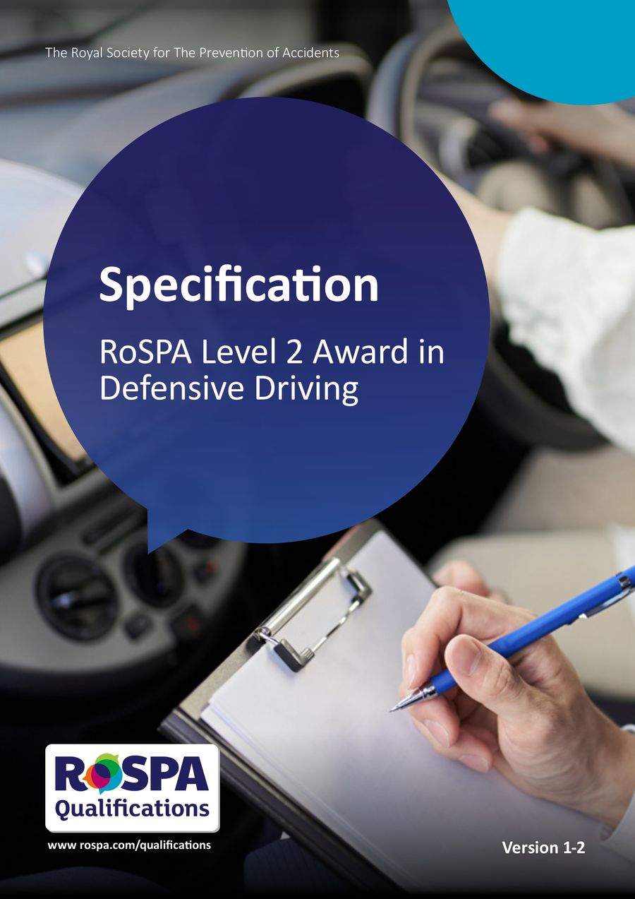 DR-386 RoSPA Level 2 Defensive Driving Specification v1-2 by RoSPA ...