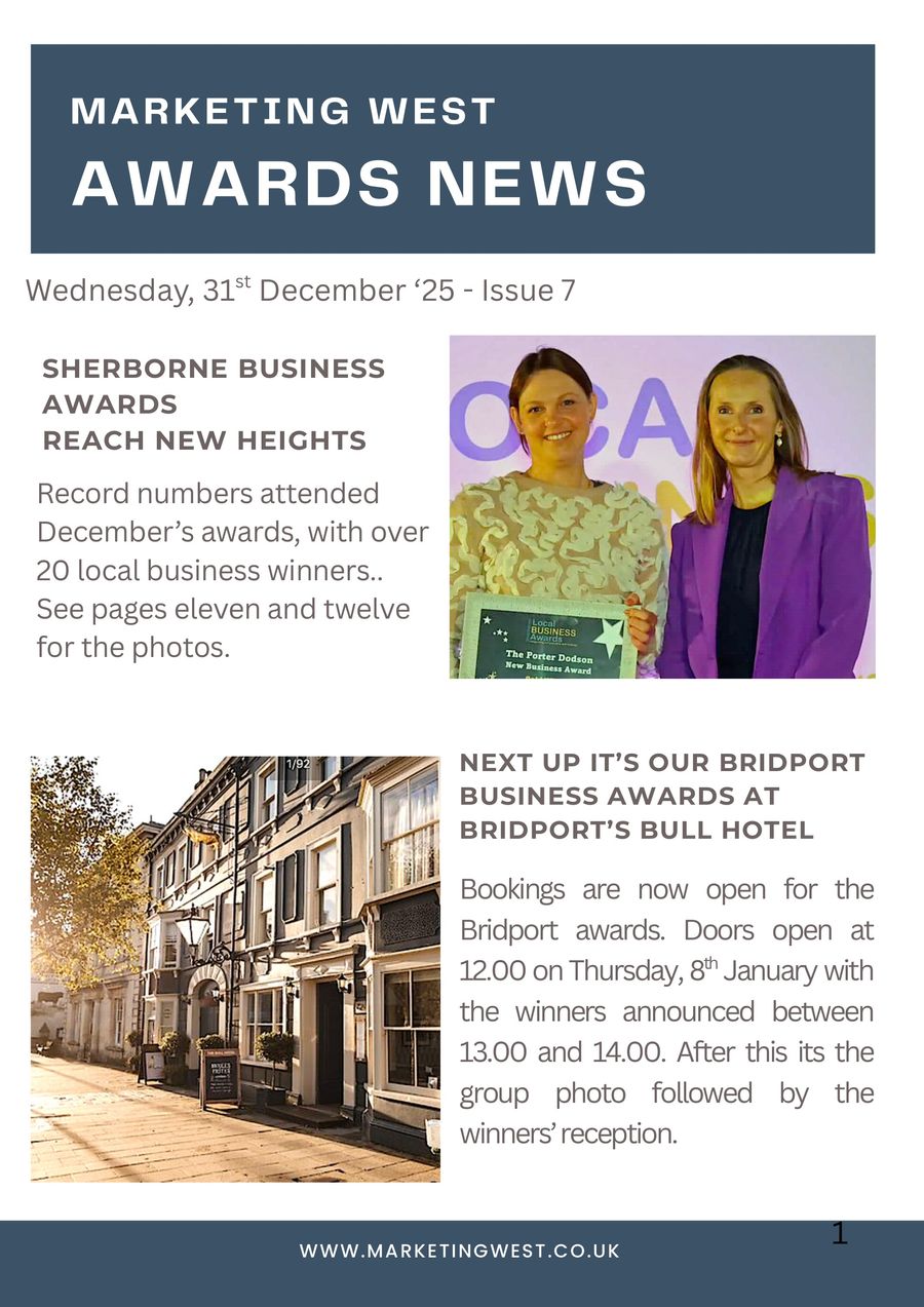 Awards News, Sponsors, Sherborne photos, Bridport Running order by ...