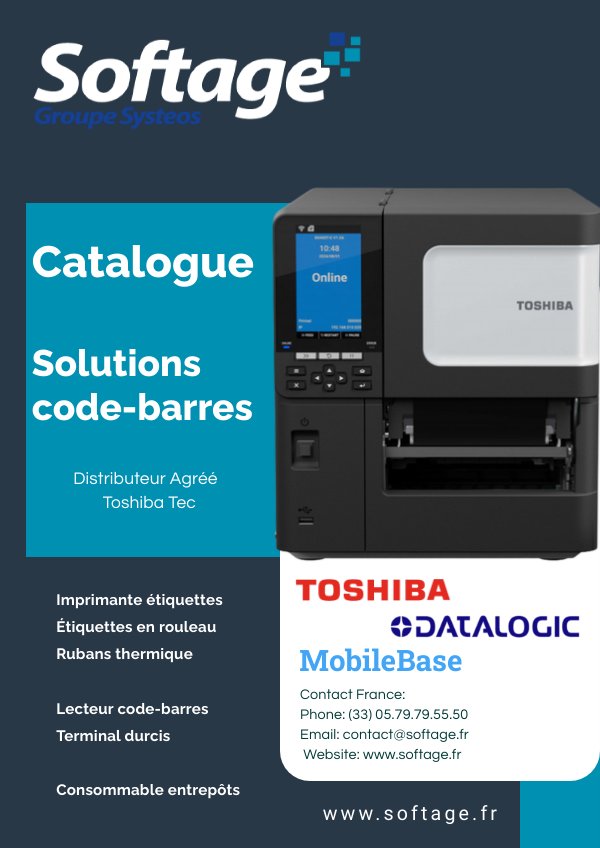 Softage | Catalogue PDF Solutions code-barres 2025
