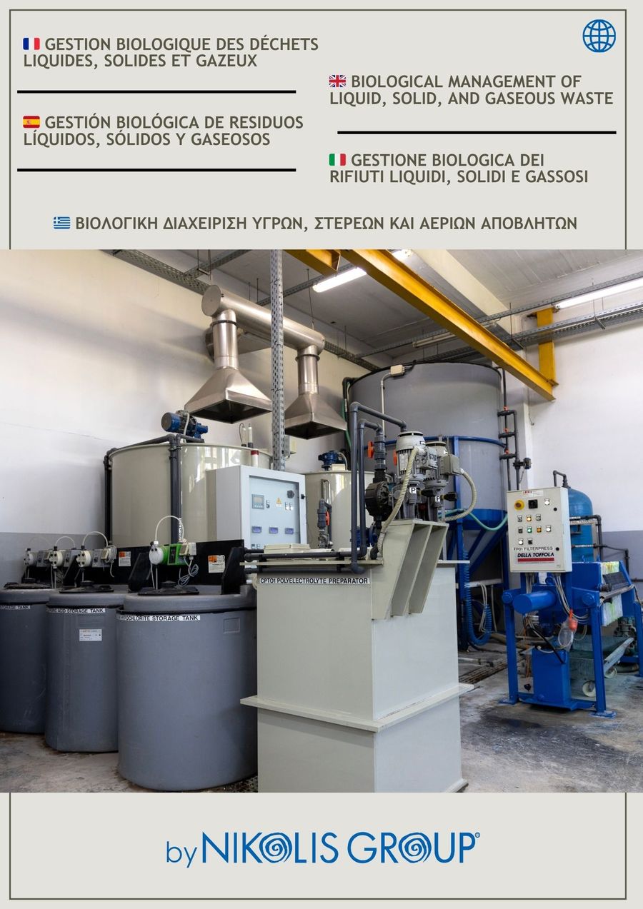 Biological management of liquid, solid, and gaseous waste. by Nikolis ...